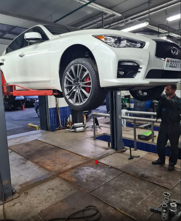 Вибрация при торможении — часть 2(замена рычагов) — Infiniti q50, 3 л ...