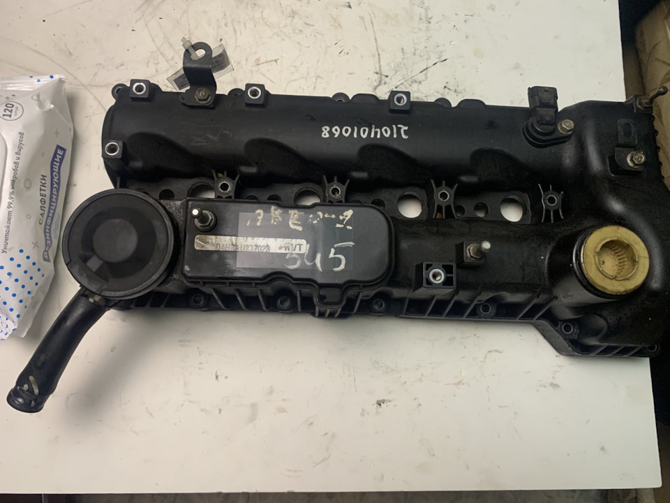 Замена мембраны клапанной крышки Hyundai/Kia 2.2 CRDI 224102F000 ...