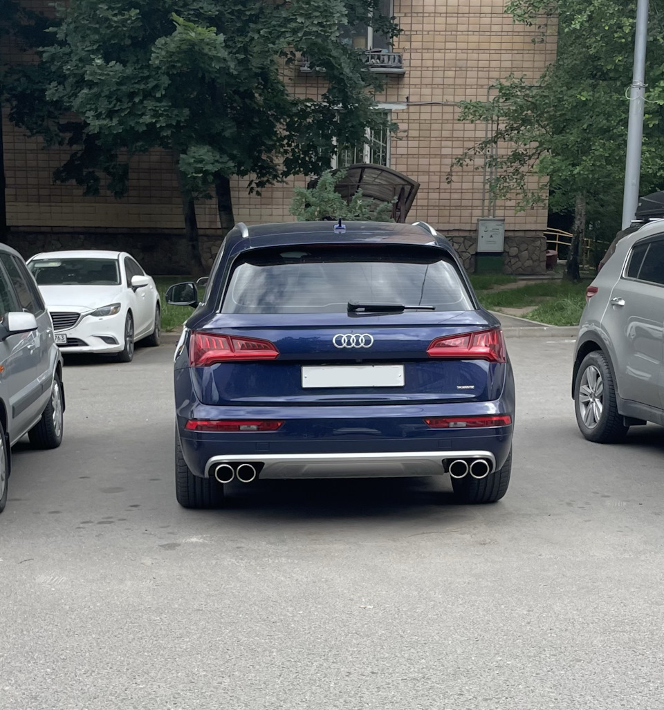 Выхлоп — Audi Q5 (2G), 2 л, 2017 года | другое | DRIVE2