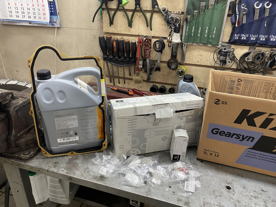 Замена масла в 7g-dct — Mercedes-Benz B-Class (W246), 1,6 л, 2012 года ...