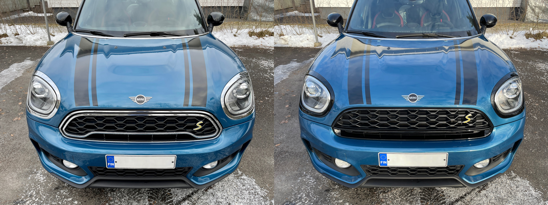 Антихром переда — MINI Countryman (2G), 1,5 л, 2018 года | стайлинг ...