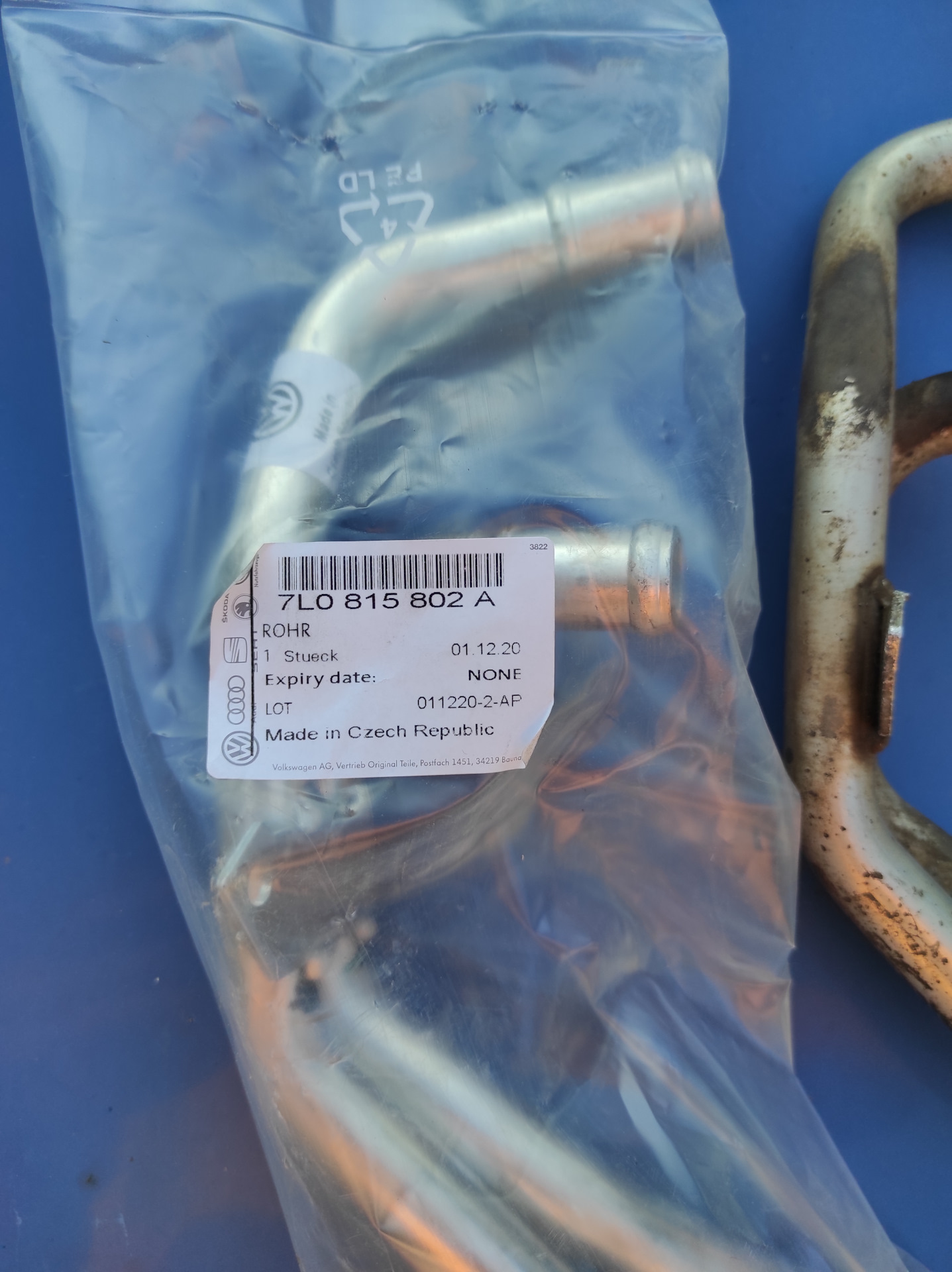 труби — Volkswagen Touareg (1G), 3 л, 2005 года | своими руками | DRIVE2