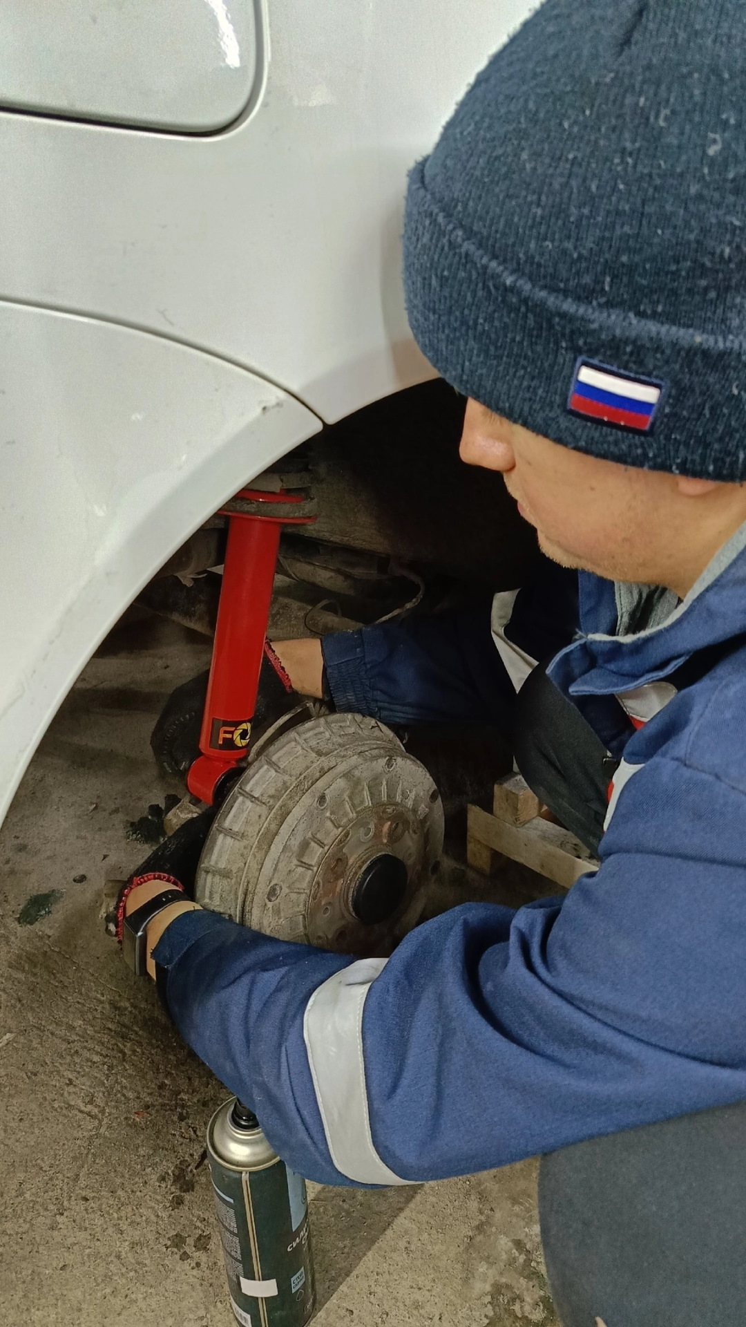 Задние стойки fox масло с занижением -90, на пробу) — Lada Приора седан ...