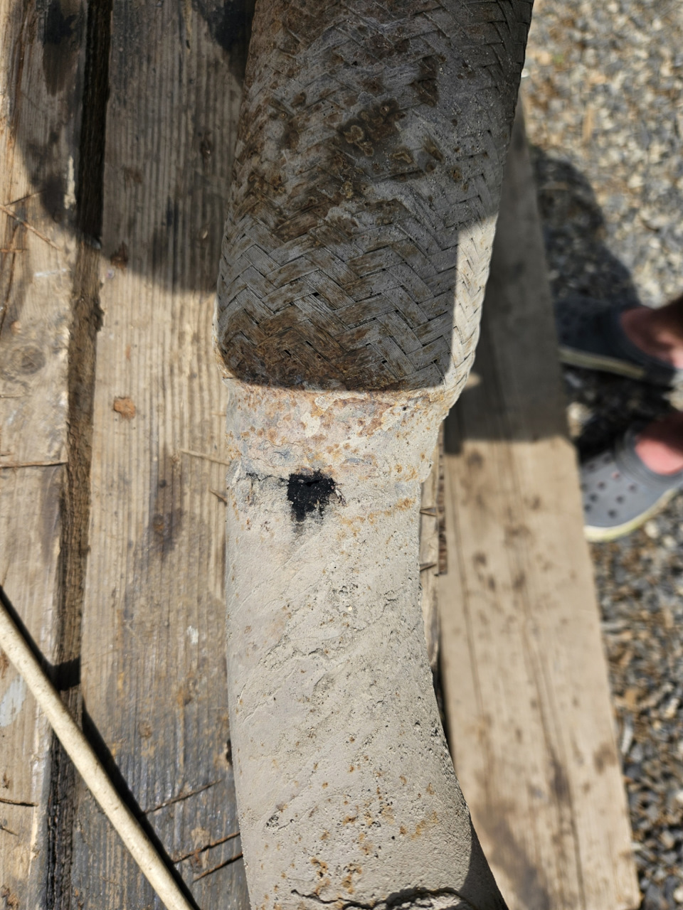 Downpipe 3inch (76мм) — Toyota Land Cruiser 80, 4,2 л, 1994 года ...