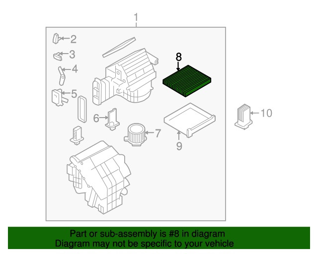 971333K000 Воздушный фильтр KIA HYUNDAI | Запчасти на DRIVE2