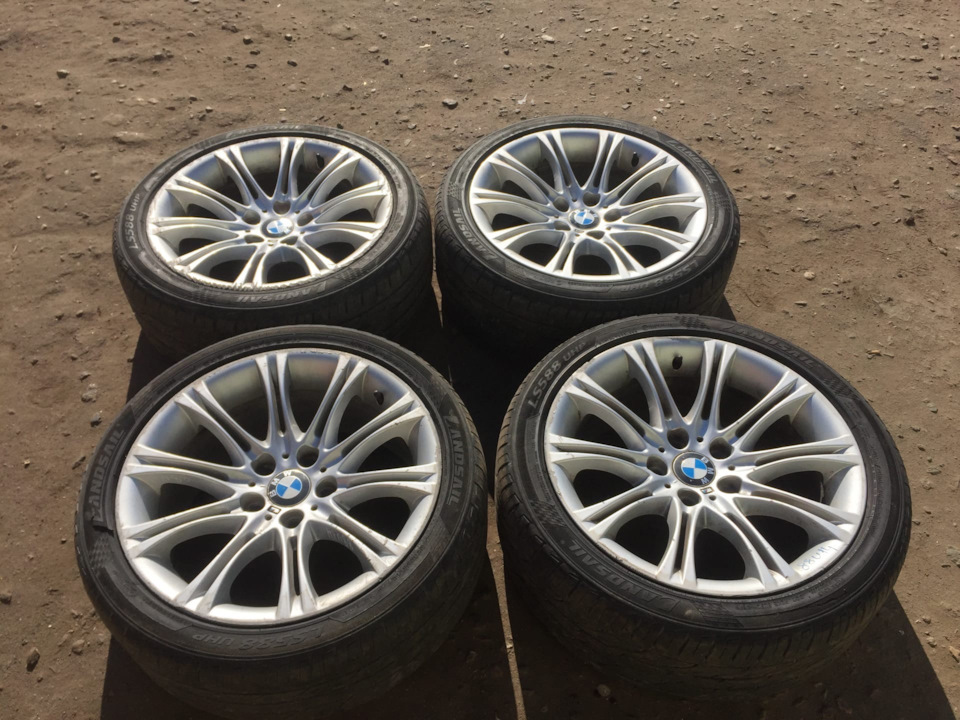 Летние диски BMW styling 135 black — BMW 5 series (E60), 3 л, 2004 года ...