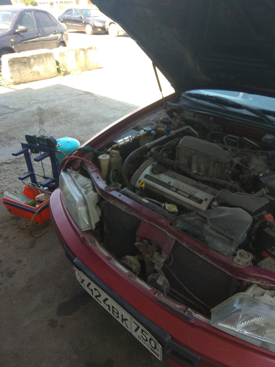 Наконец то! Теперь холодно))) — Nissan Maxima IV (A32), 2 л, 1995 года ...
