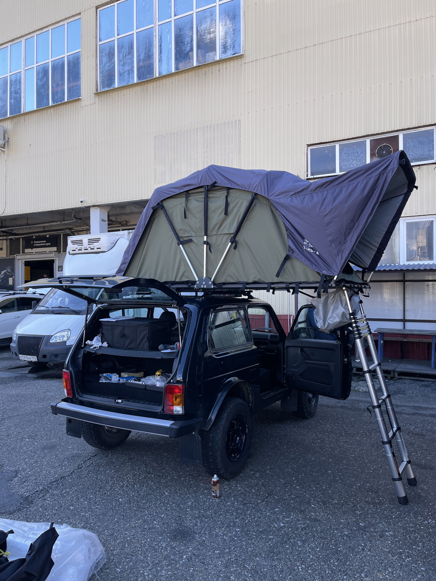 Автопалатка на Ниву — Lada 4x4 3D, 1,7 л, 2023 года | тюнинг | DRIVE2