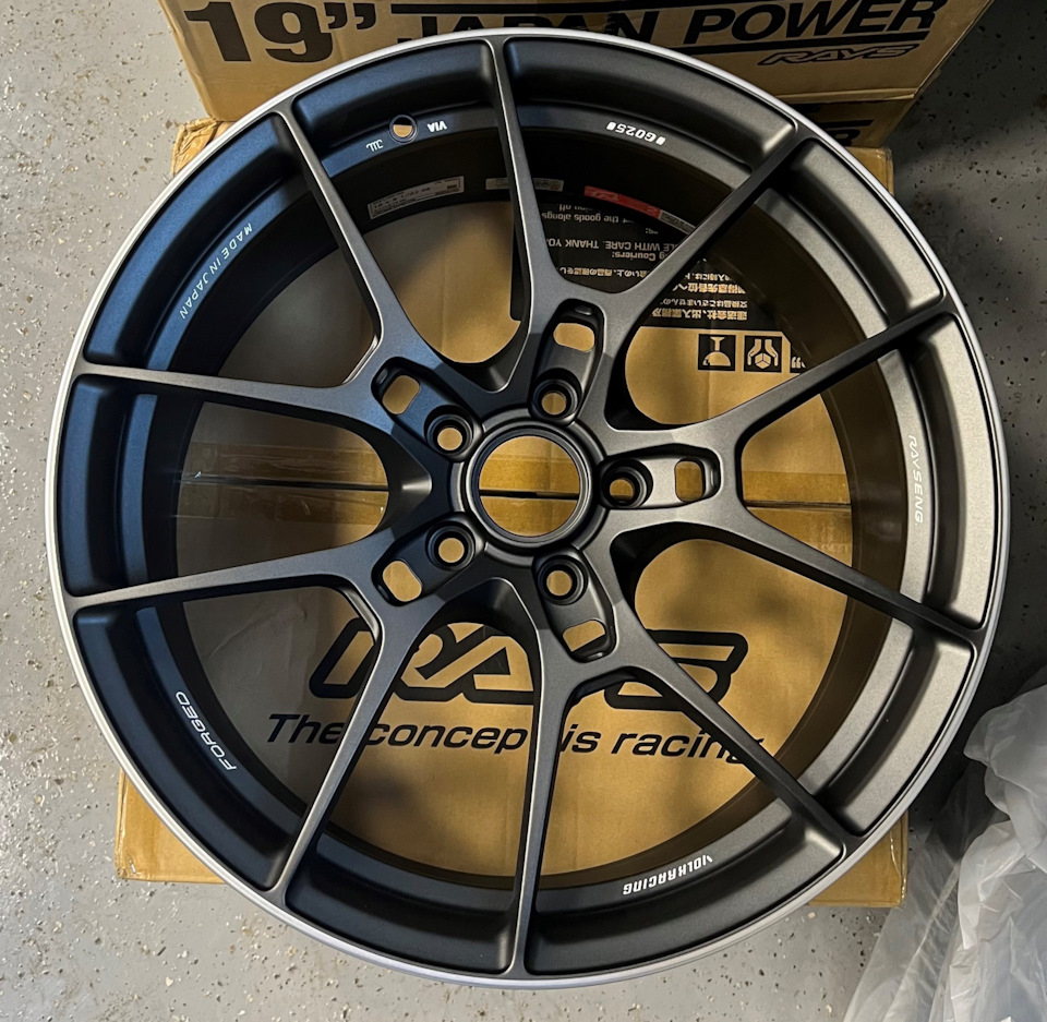 Rays Volk G025 R19 / первая ковка — Lexus GS (L10), 3,5 л, 2015 года | колёсные диски | DRIVE2