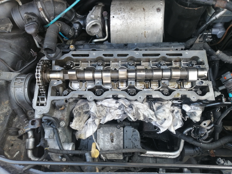 Замена колец траверсов Опель Зафира А — Opel Zafira A, 2 л, 2003 года ...