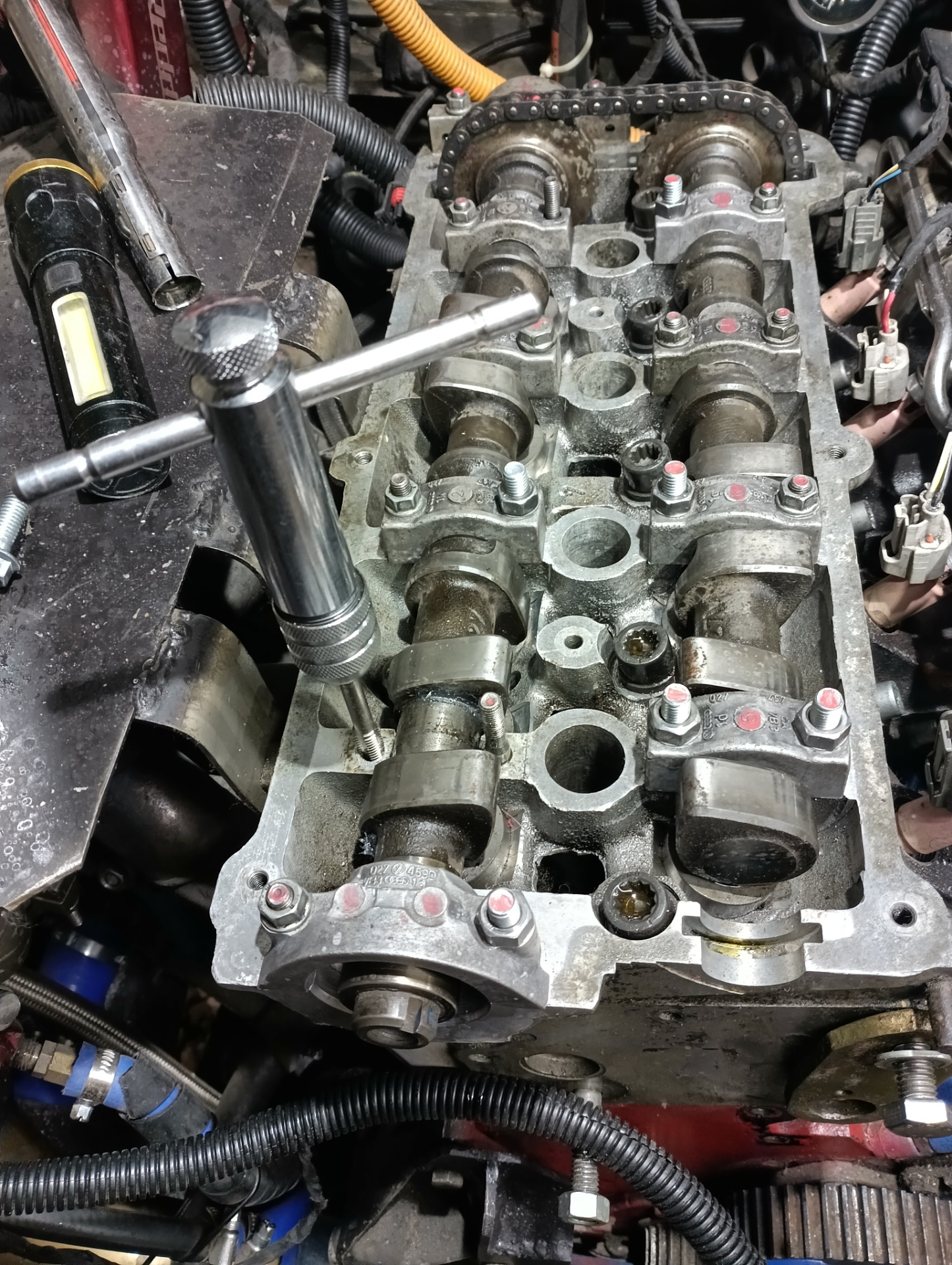 Swap 1,8 KR. Замена шпилек распредвалов М7-1 на М8-1,25. Начало. — Audi ...