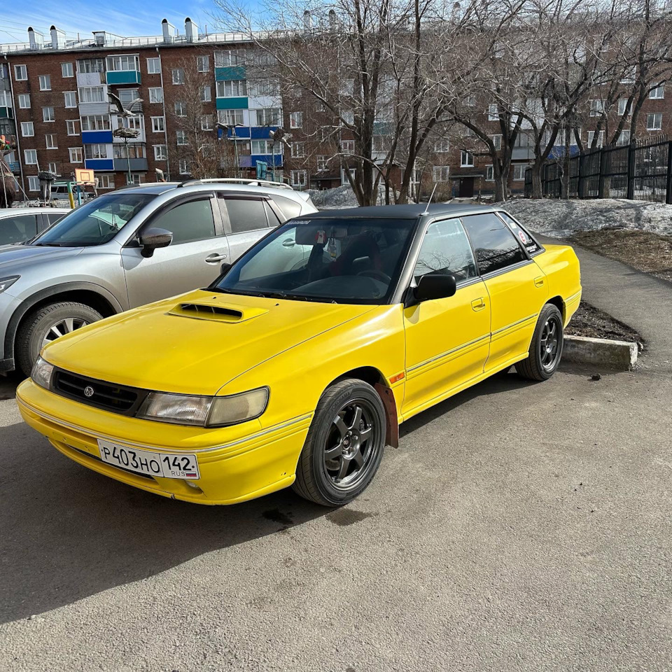 диски встали на свои места — Subaru Legacy (BC/BJ/BF), 2 л., 1992 года ...