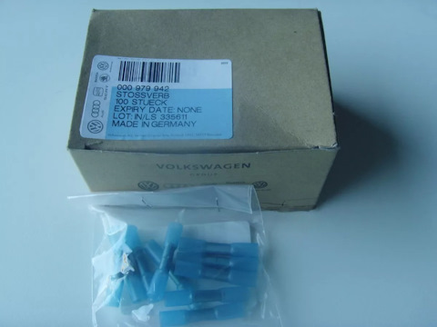 000979942 Торцевой соединитель синий VAG | Запчасти на DRIVE2