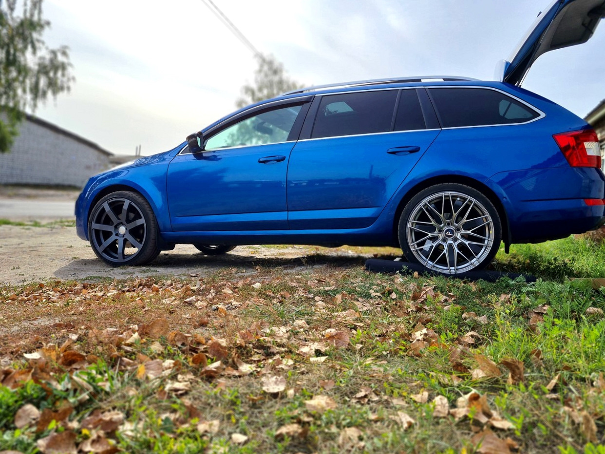 А спонсор этого поста – Зима) — Skoda Octavia Combi A7 Mk3, 1,8 л, 2014 года | колёсные диски ...