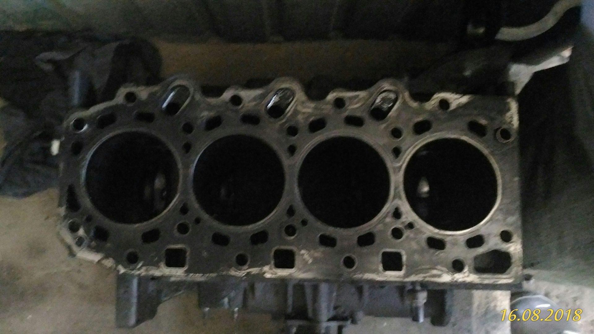 Перегрев двигателя часть 2. Замена двигателя. — KIA Sorento (1G), 2,5 л ...