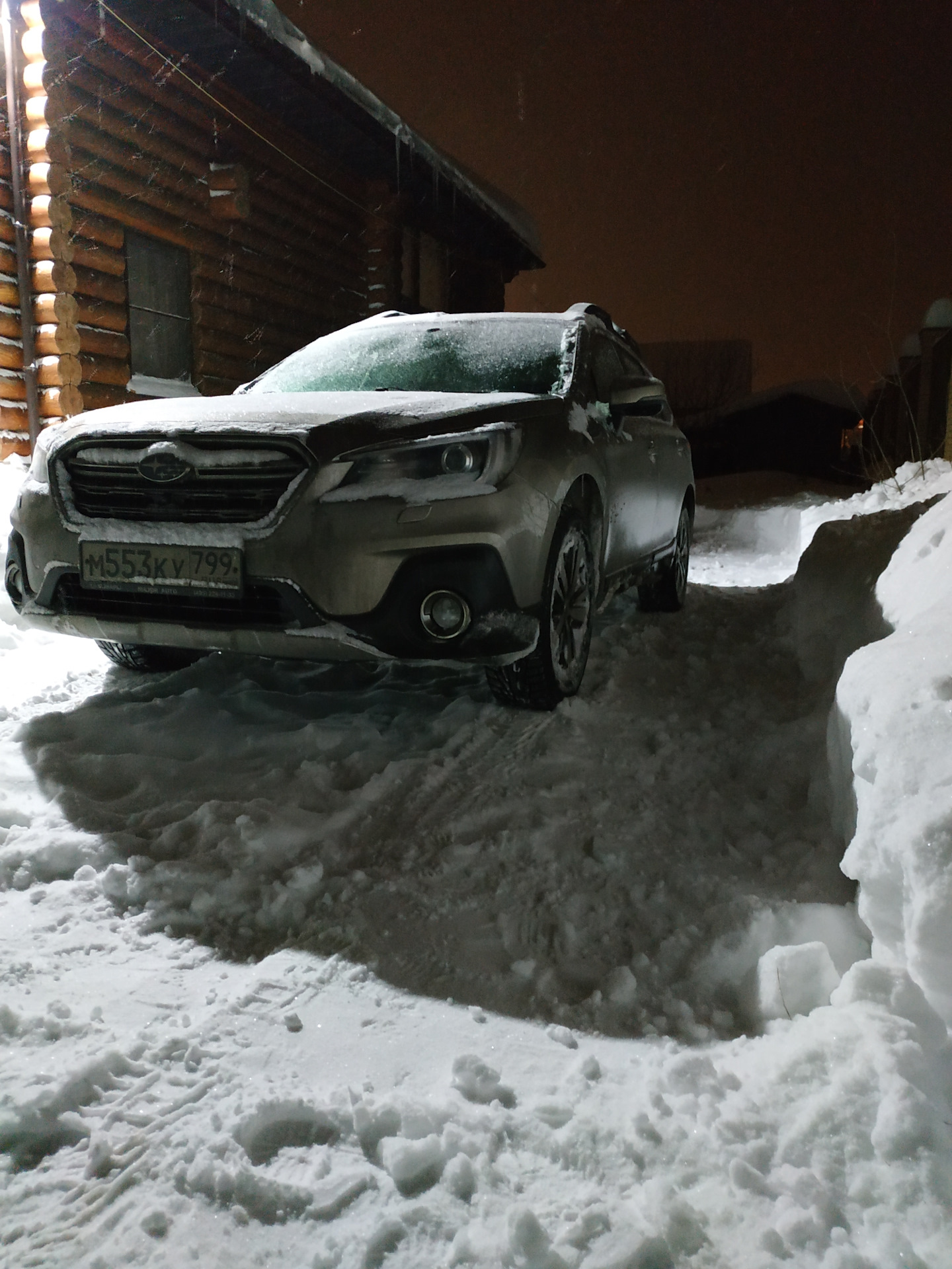 Вечерело. — Subaru Outback (BS), 2,5 л, 2018 года | фотография | DRIVE2