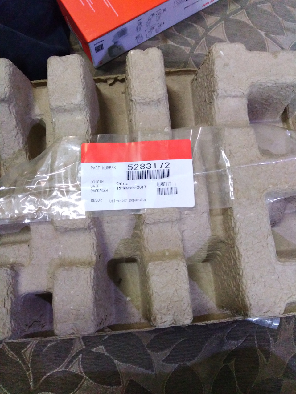 5283172 Фильтр топливный Fleetguard FH21052 FH21077 5297619 ISF2.8 ...