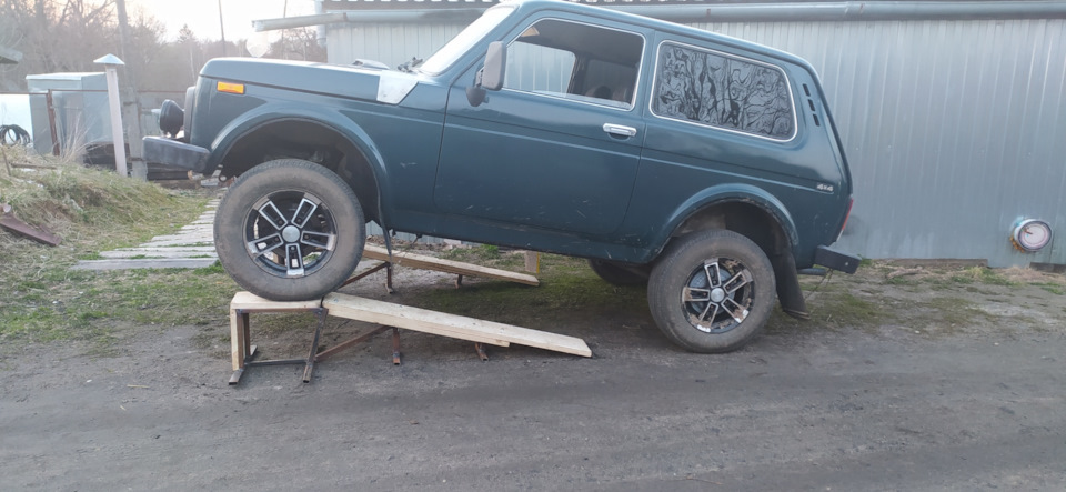 мини эстакада своими руками. — Lada 4x4 3D, 1,7 л, 2000 года | своими ...
