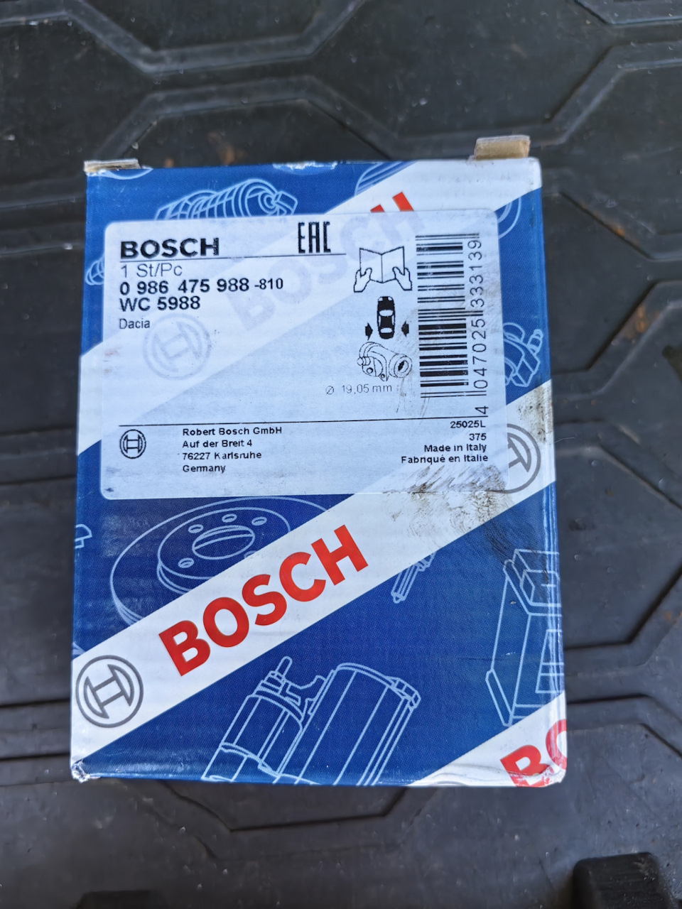 0986475988 Цилиндр колесный задний правый BOSCH | Запчасти на DRIVE2