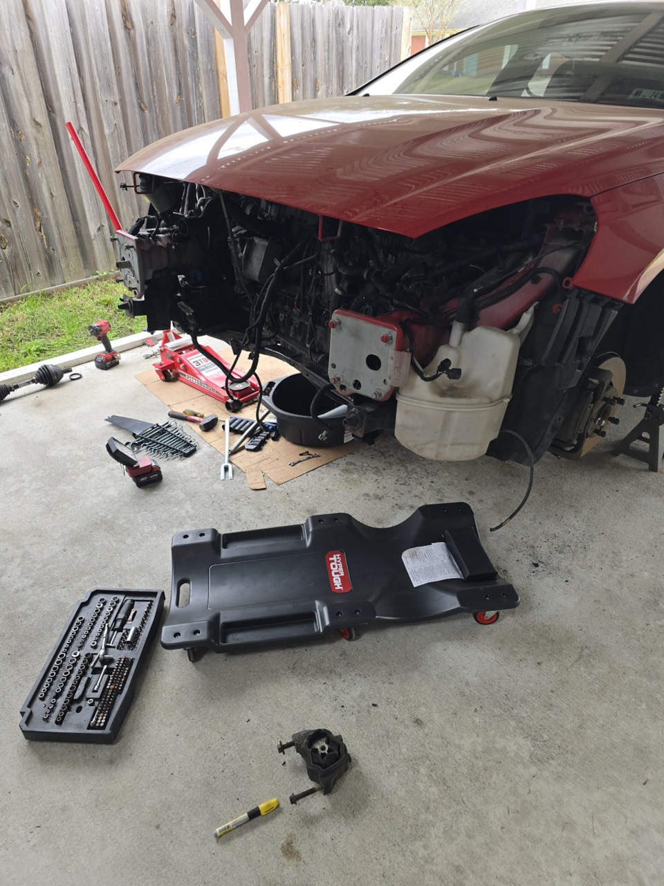 17. Часть работы по замене ДВС 3.0T — Volvo S60 (2G), 3 л, 2012 года ...