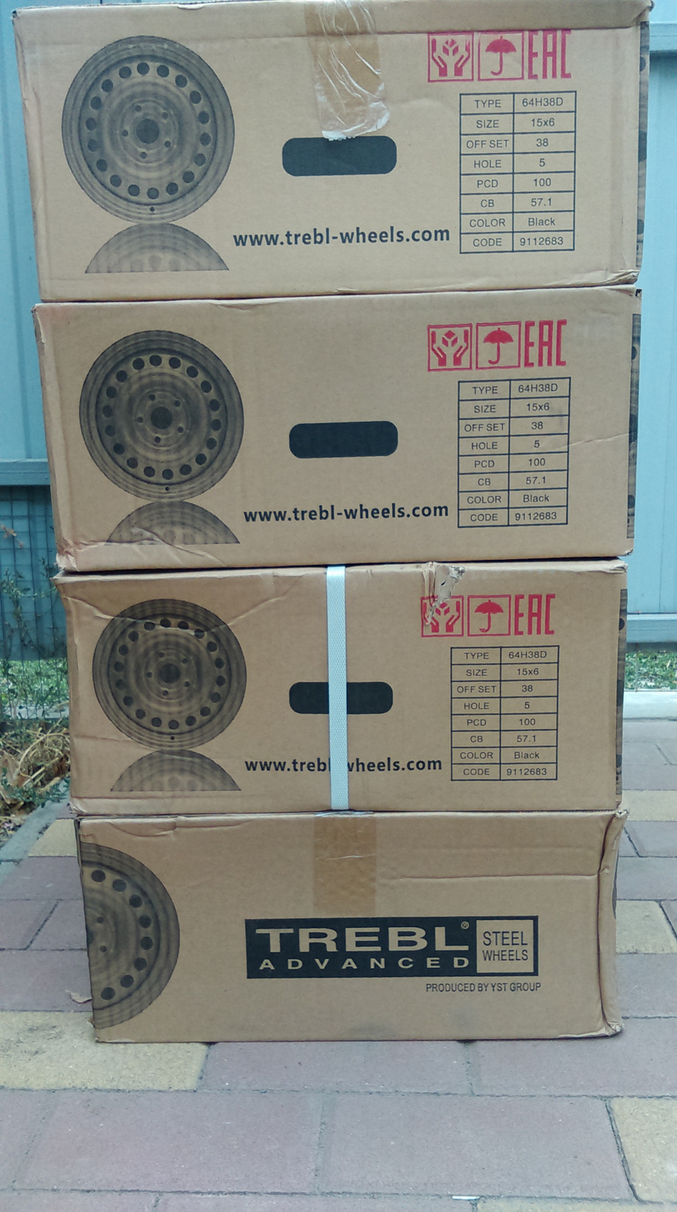 9112683 Диск колесный TREBL | Запчасти на DRIVE2