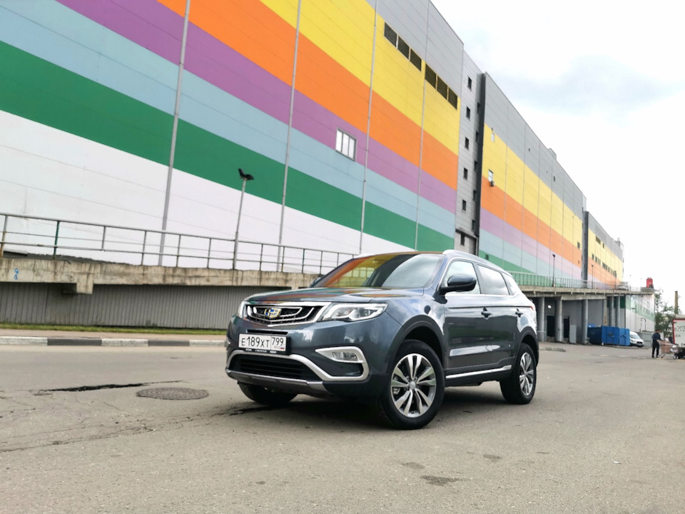 Чист, лучист и бархатист. — Geely Atlas (1G), 2,4 л, 2021 года | мойка ...