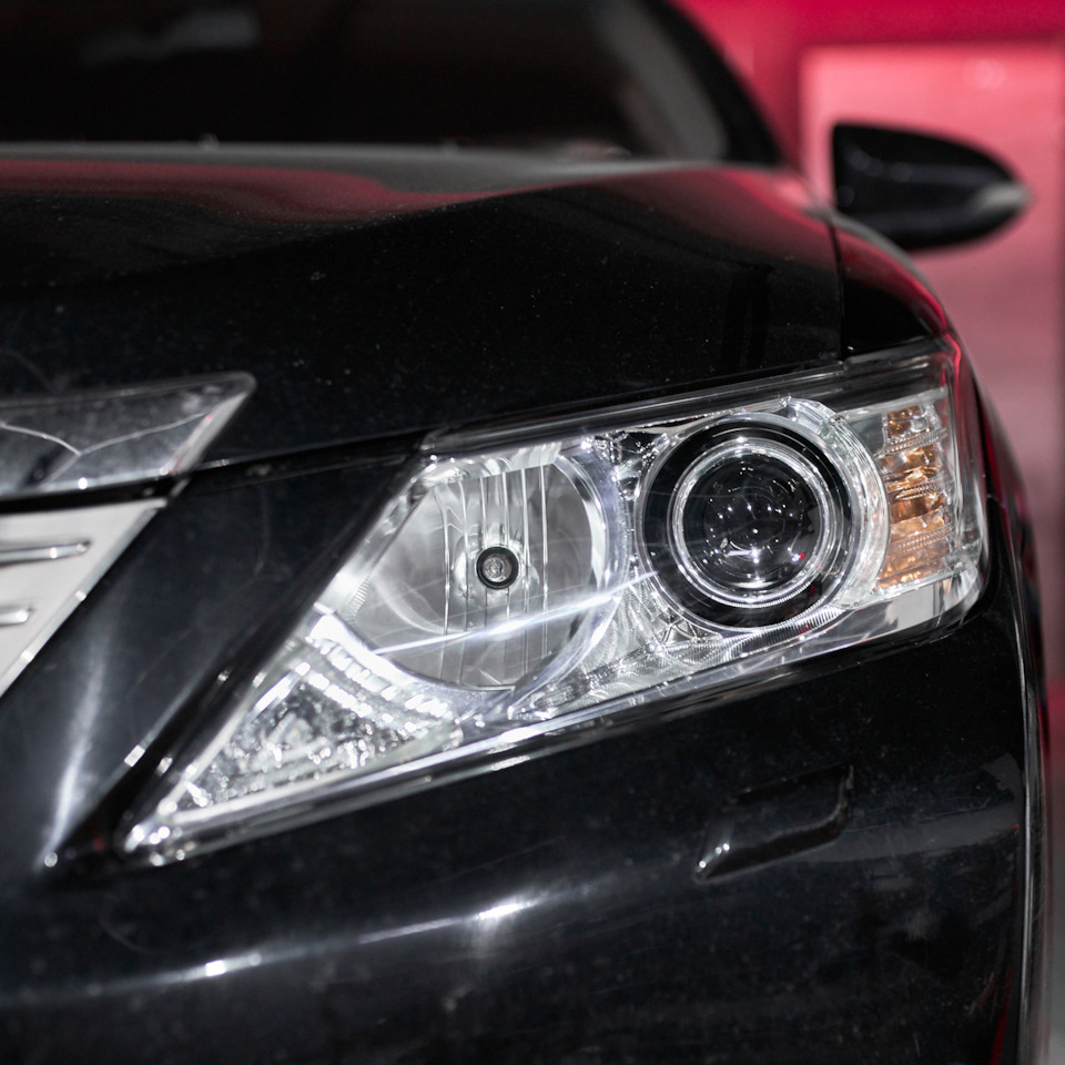 Toyota Camry — Светодиодные би-модули — HotFix на DRIVE2