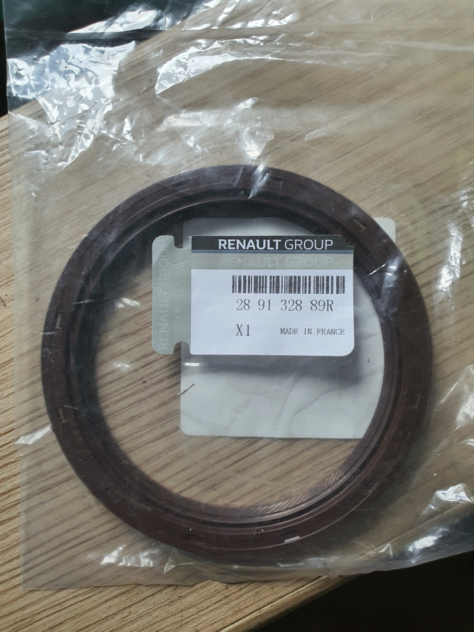 289132889R Сальник коленчатого вала RENAULT | Запчасти на DRIVE2