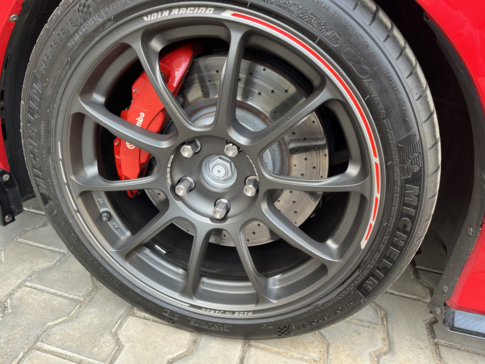 Бампер Spoon // Rays ZE40 Time Attack ii — Honda Civic Type R (5G), 2 л ...