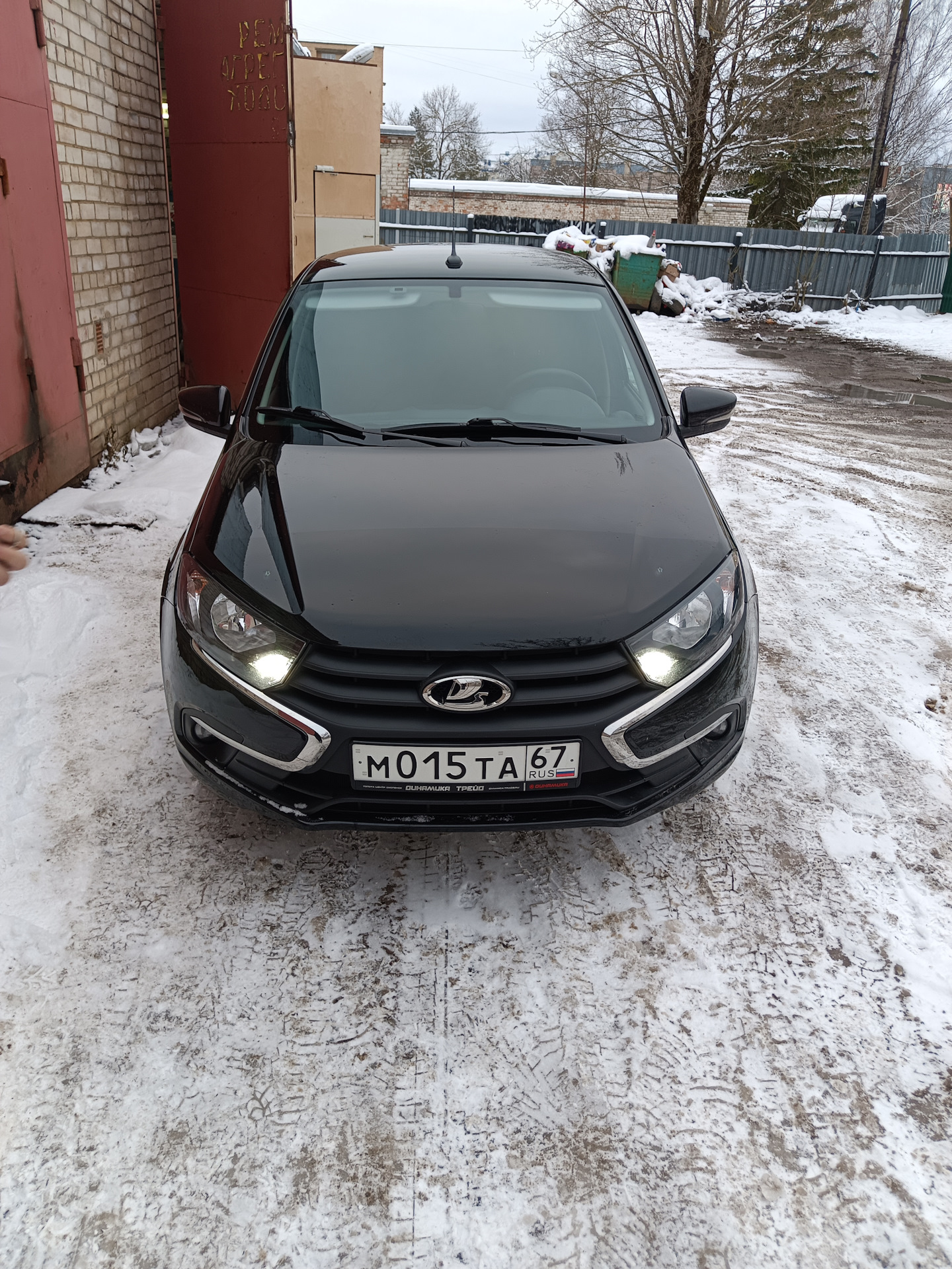 #3 ДХО — Lada Гранта (2G) FL, 1,6 л, 2023 года | аксессуары | DRIVE2