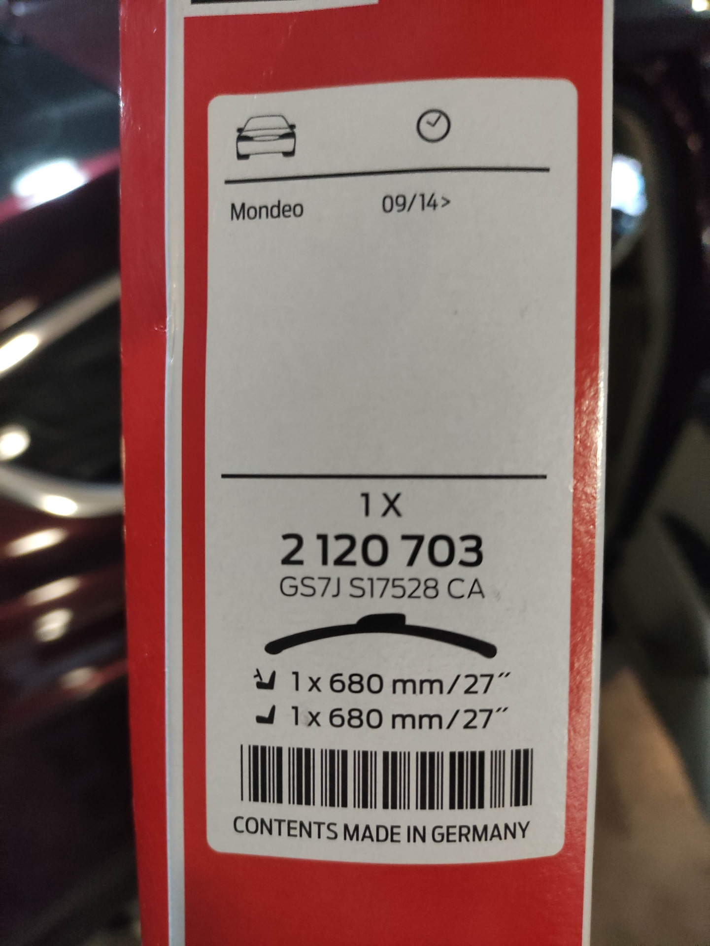 Дворники Motorcraft — Ford Fusion (America) (2G), 2 л, 2013 года ...