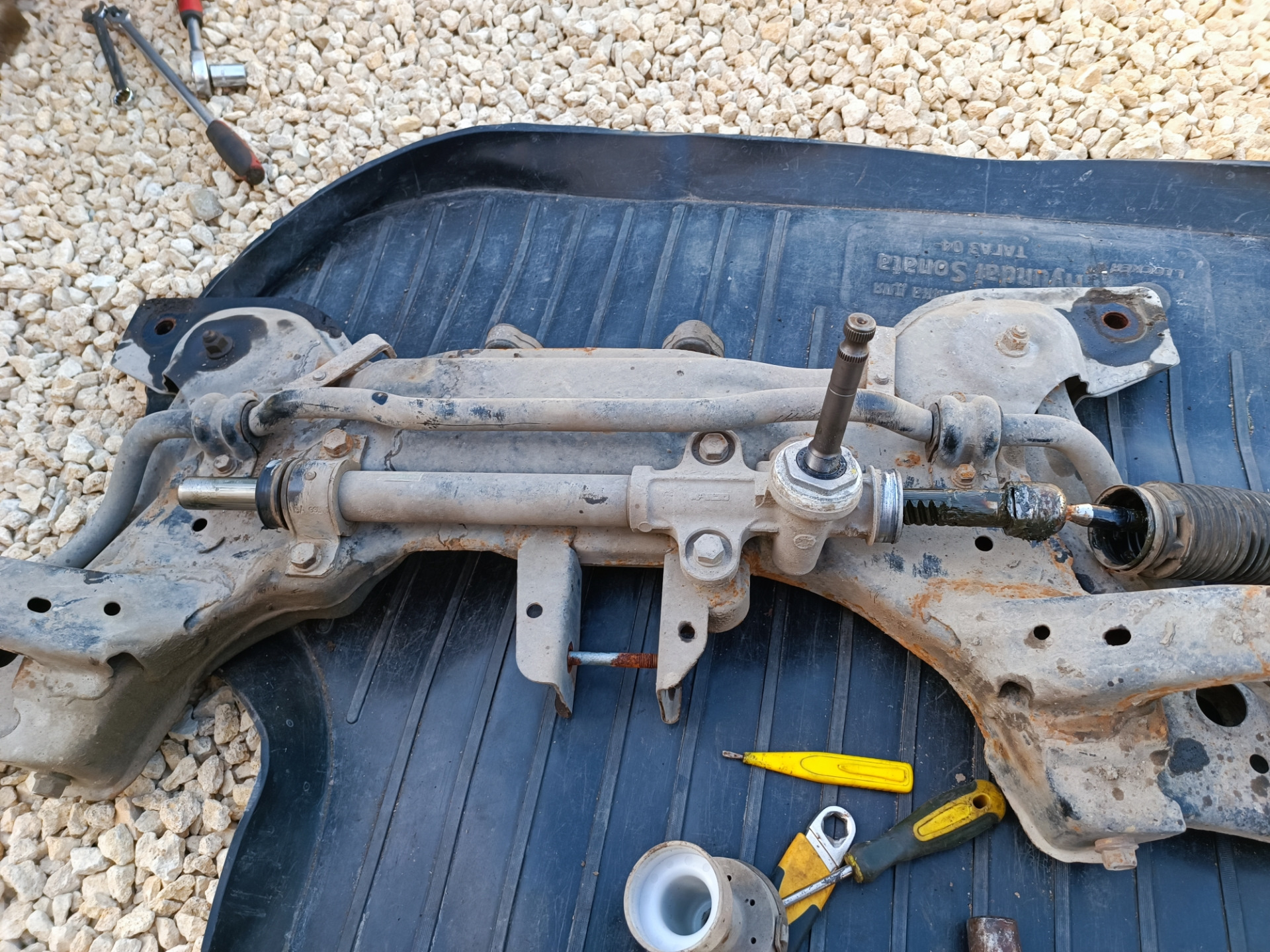 ступичный и рулевая рейка — KIA Picanto (1G), 1,1 л, 2009 года | своими ...