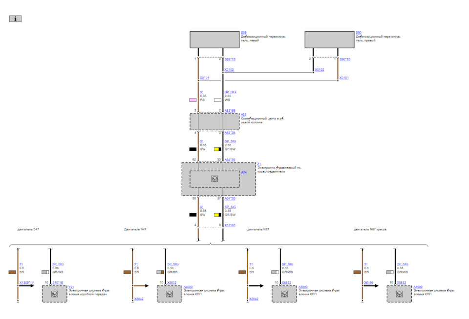 Подключение подрулевых лепестков на 3.0d — BMW X3 (F25), 3 л, 2012 года ...