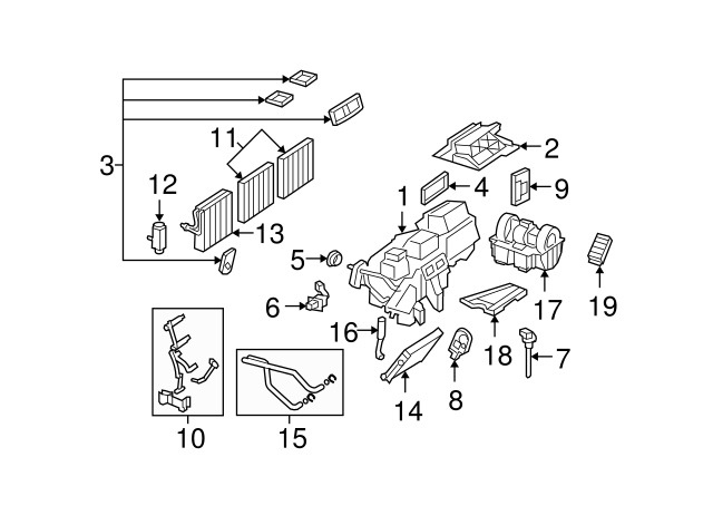 A2218300258 Испаритель кондиционера Mercedes | Запчасти на DRIVE2