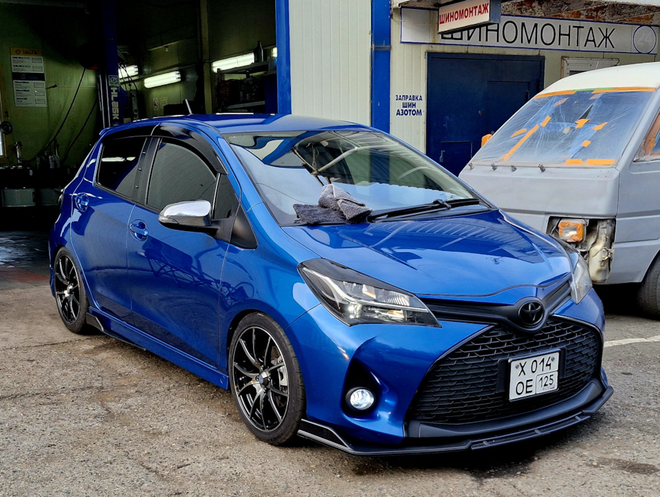 Новые туманки + полировка — Toyota Vitz (130), 1,5 л, 2016 года ...