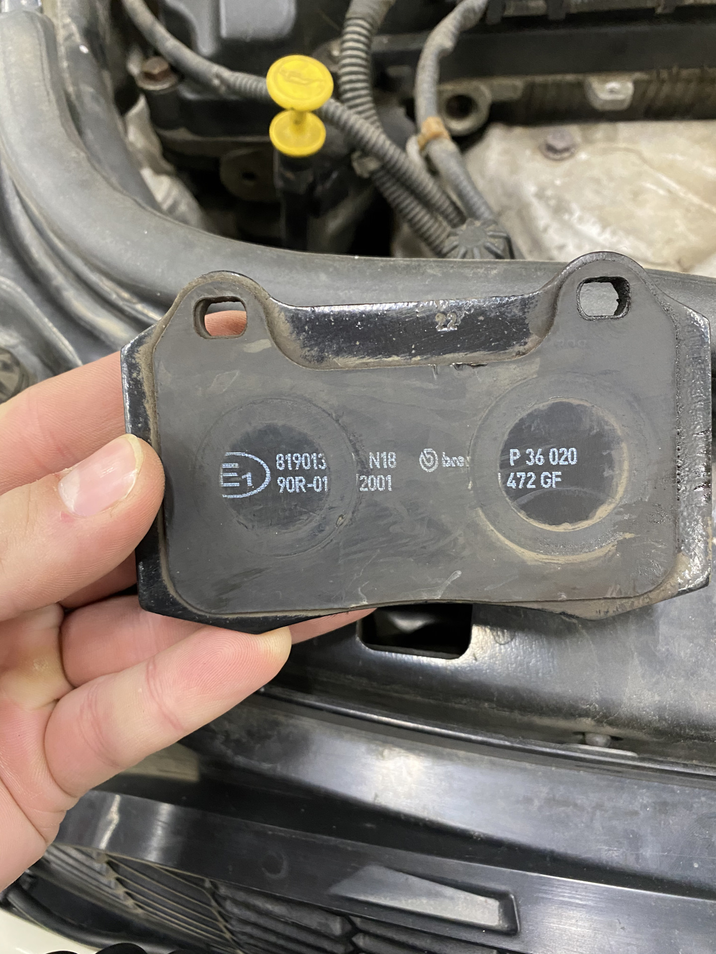 Колодки на суппорта BREMBO — MINI Cooper S Mk II, 1,6 л, 2009 года ...