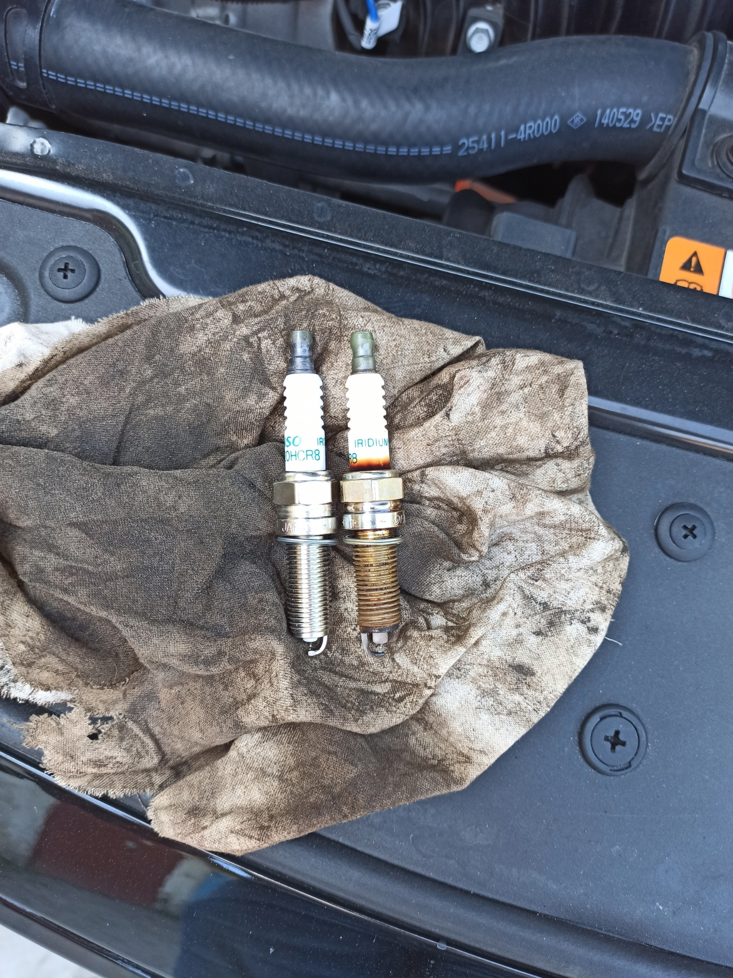 Замена свечей — KIA Optima Hybrid, 2,4 л, 2014 года | расходники | DRIVE2