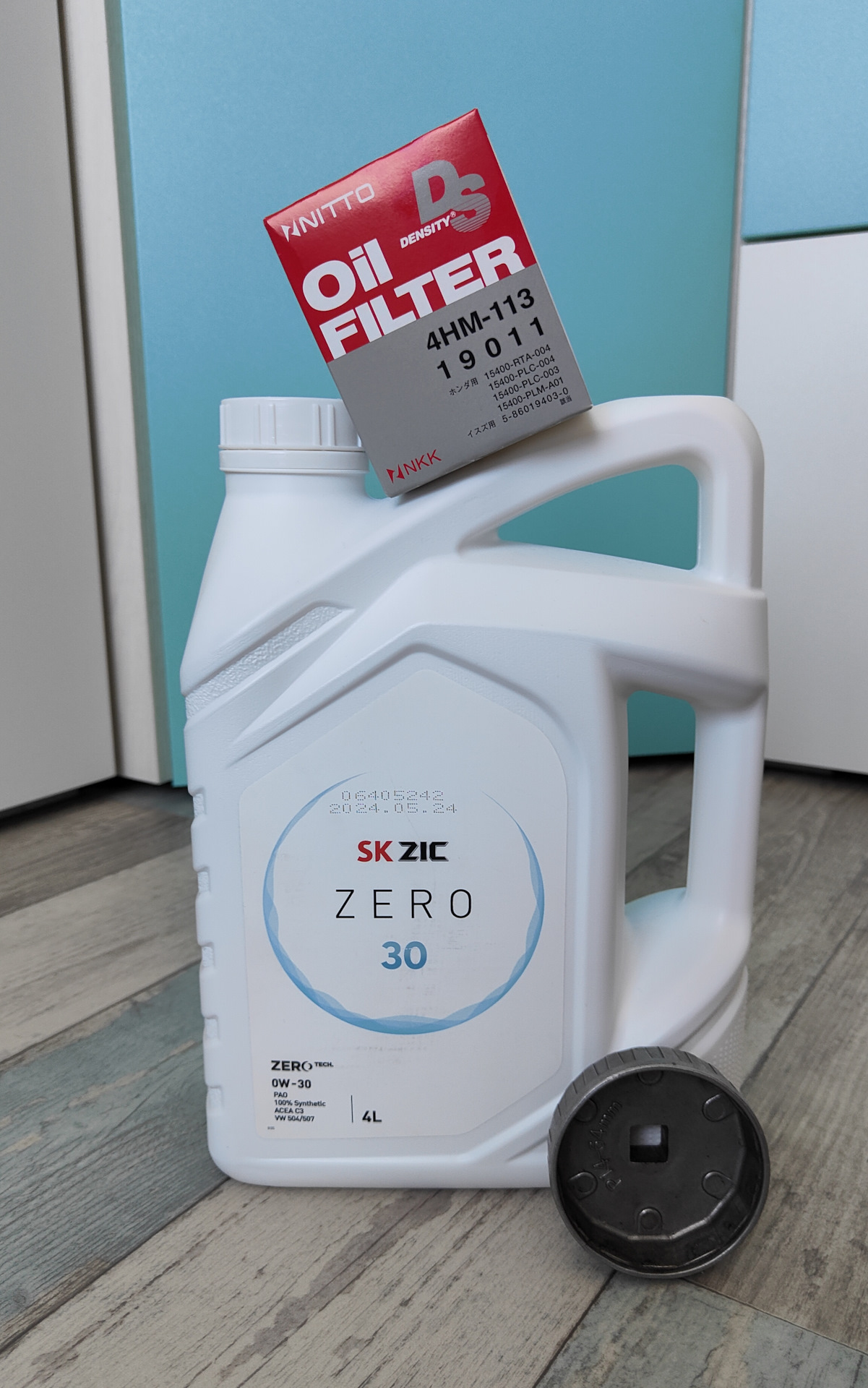 #61 Первое ТО после капиталки. (ZIC ZERO 0W-30 ACEA C3) — Honda Civic Ferio (7G), 1,7 л, 2003 ...