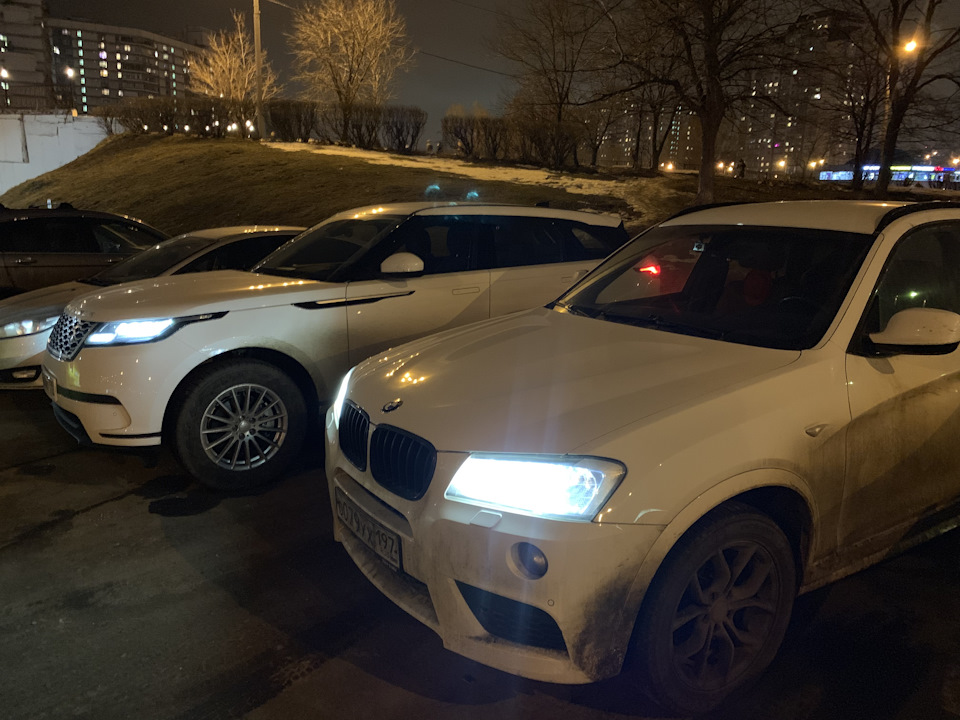 BMW X3 vs Range Rover Velar — BMW X3 (F25), 3 л, 2012 года | тест-драйв ...