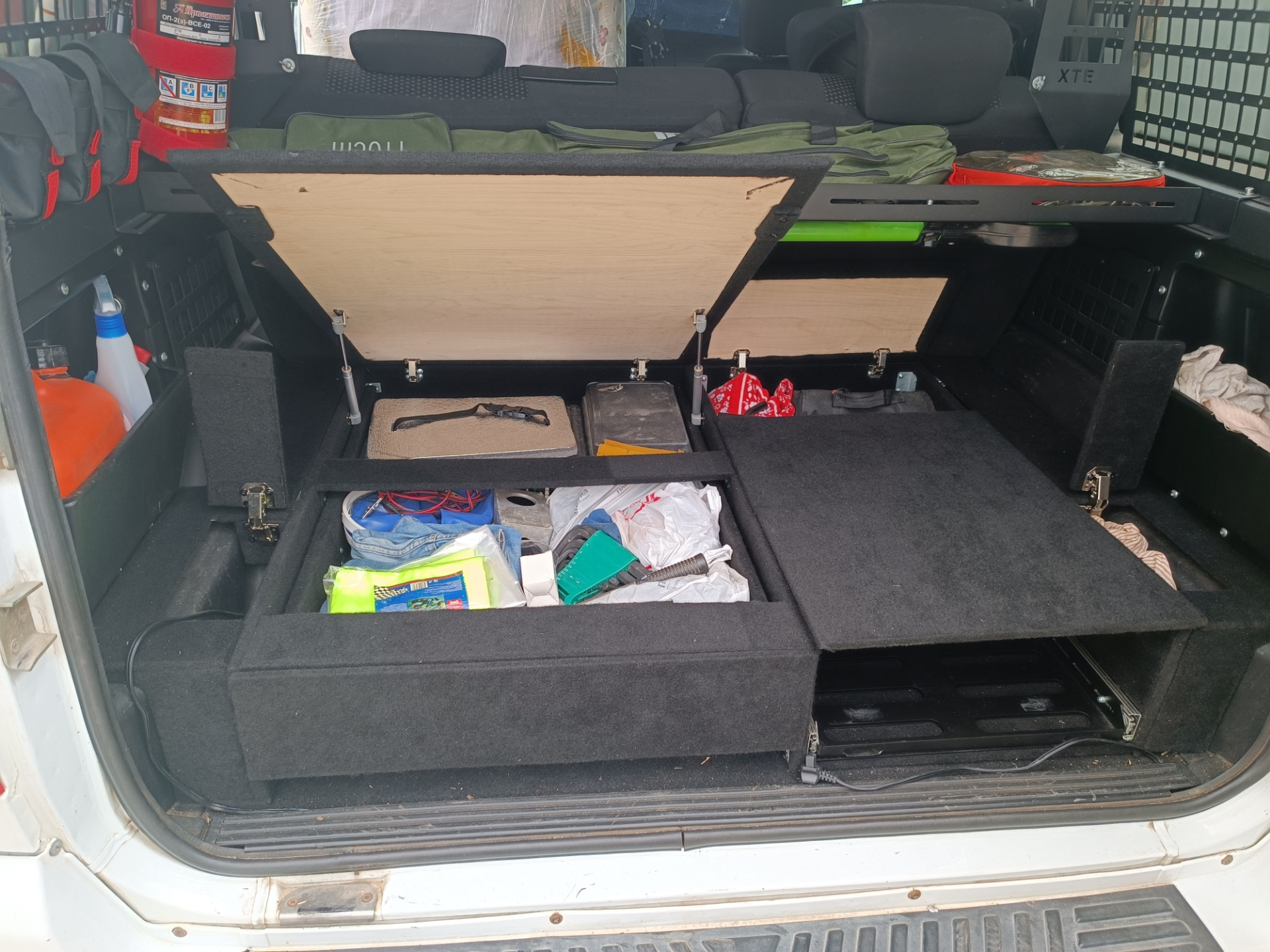 Органайзер в багажник. Финал. — УАЗ Patriot, 2,7 л., 2018 года ...