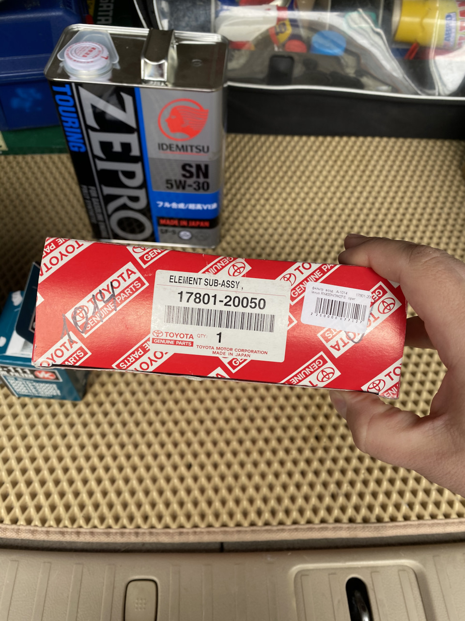 1780120050 Фильтр воздушный TOYOTA LEXUS | Запчасти на DRIVE2