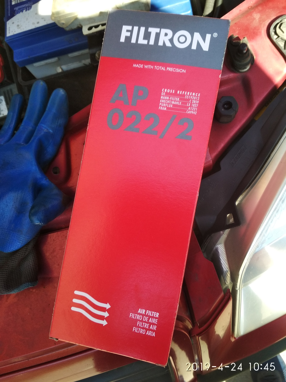 55192012 Фильтр воздушный FIAT ALFA LANCIA | Запчасти на DRIVE2