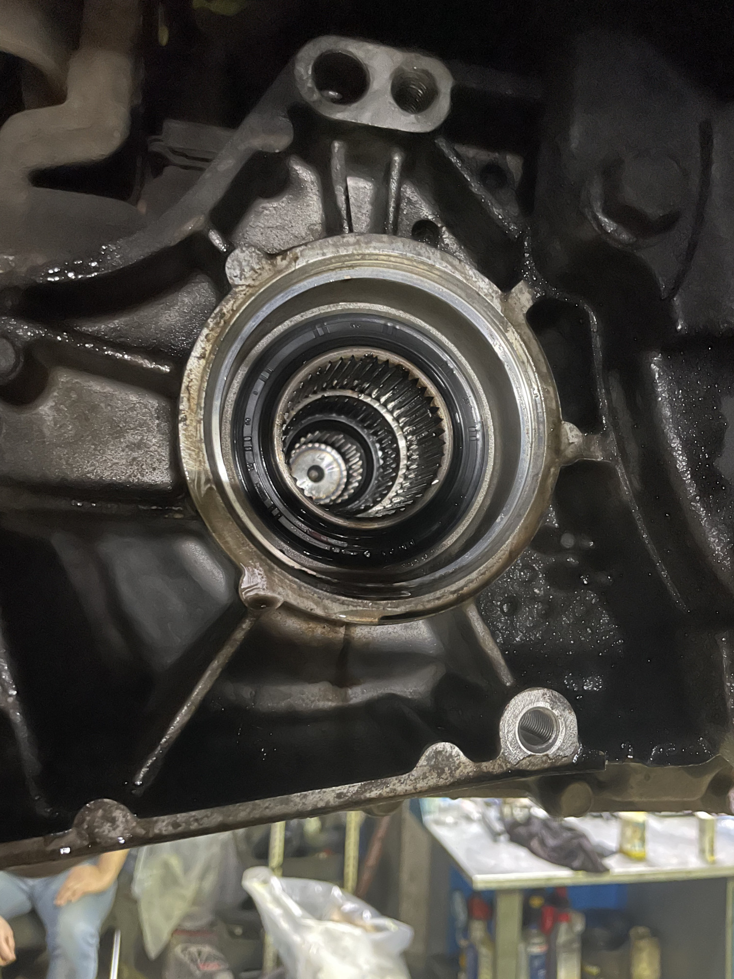 10. Замена ГРМ и вискомуфты — Hyundai Santa Fe (1G), 2 л, 2008 года ...