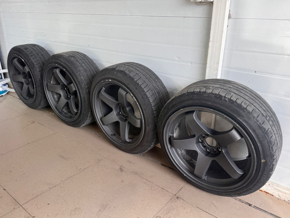 Новый комплект колёс URAS NS01, пополнение в семье) — Toyota Mark II ...