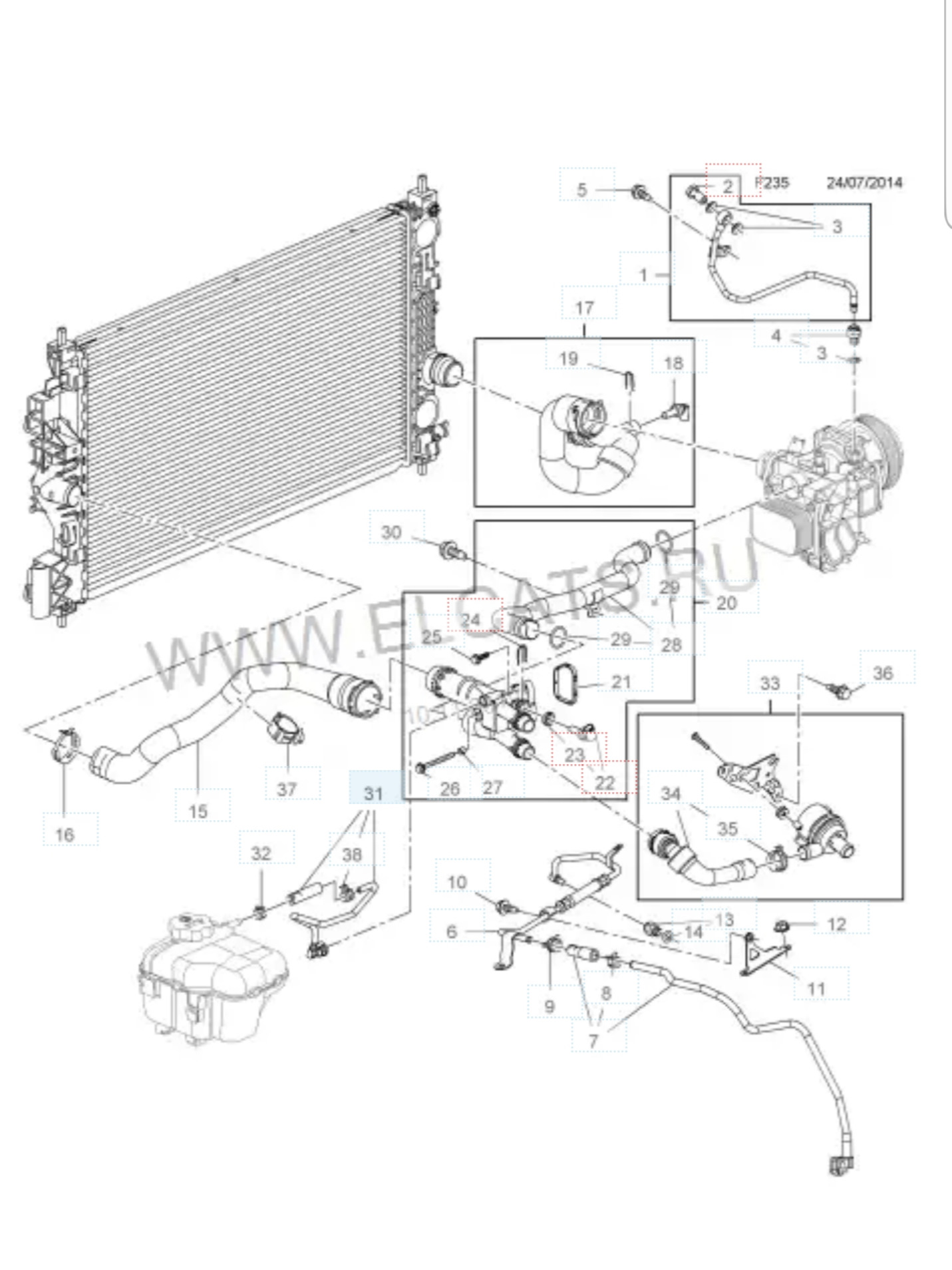 Техобслуживание 90 тыс. км. A16XHT — Opel Astra J GTC, 1,6 л, 2013 года ...