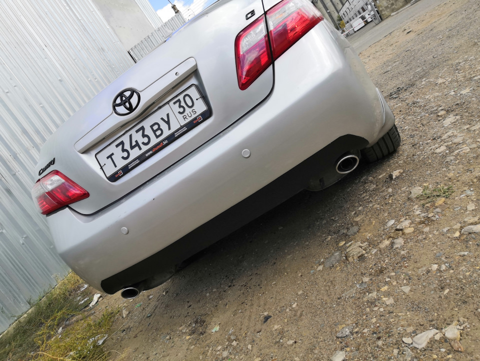 Установил выхлоп от 3,5 — Toyota Camry (XV40), 2,4 л, 2006 года ...