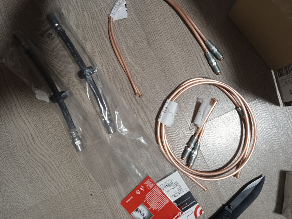 Трубки тормозные(медные) — Renault Megane II, 1,5 л, 2003 года | визит ...