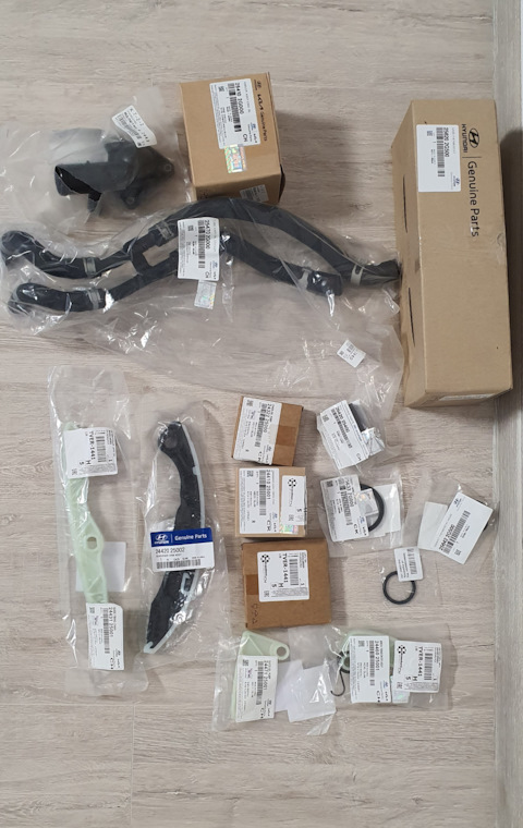 2441025001 НАТЯЖИТЕЛЬ ЦЕПИ ПРИВОДА ГРМ KIA HYUNDAI | Запчасти на DRIVE2