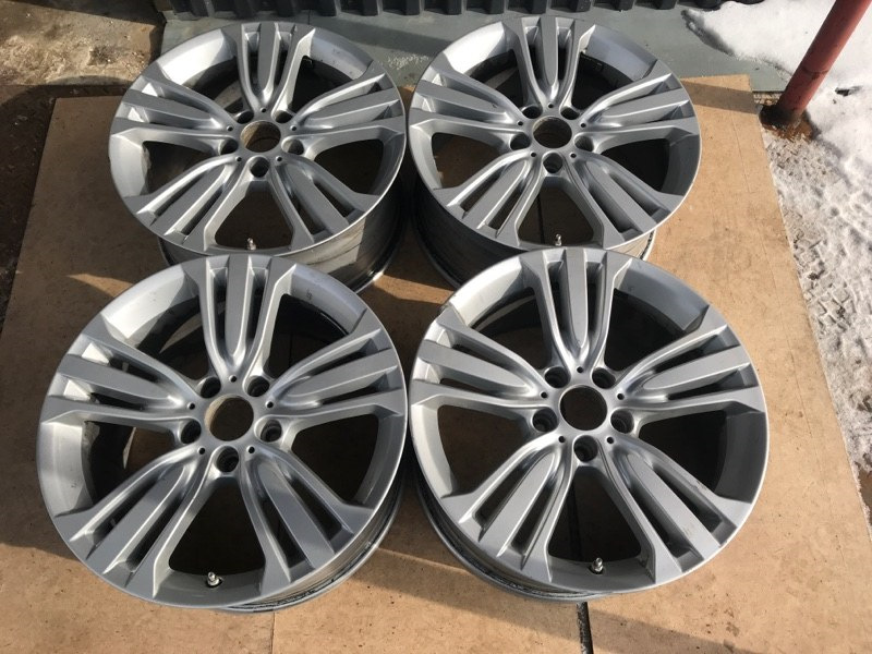 Литые диски BMW 9Jx19 ET48 5x112 на BMW X5 (F15), BMW X6 (F16). Б/у ...