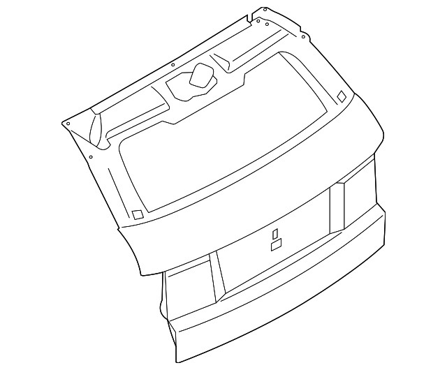 LR064614 ЗАДНЯЯ ДВЕРЬ БЕЗ ПЕТЕЛЬ Jaguar Land Rover | Запчасти на DRIVE2
